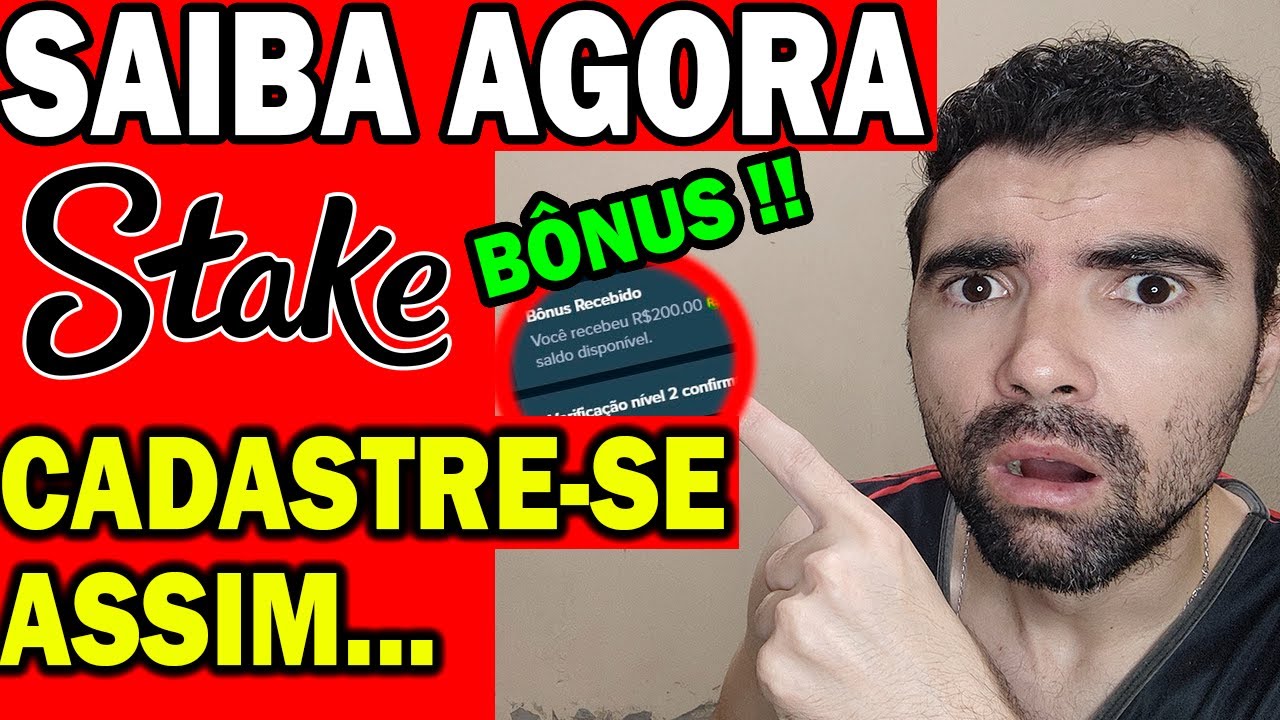 Como Se Cadastrar na Stake da Forma Correta e Fazer a VERIFICAÇÃO ...