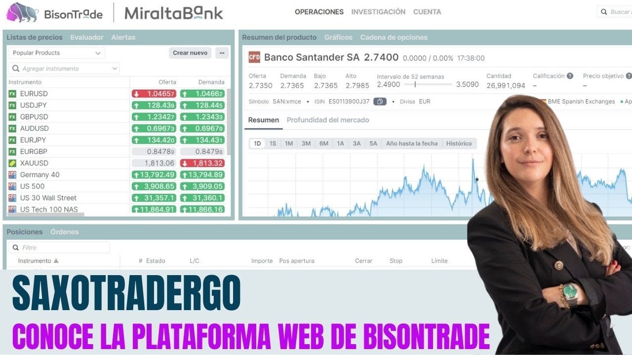 Tutorial SaxoTraderGO – Conoce la plataforma web de BisonTrade - YouTube