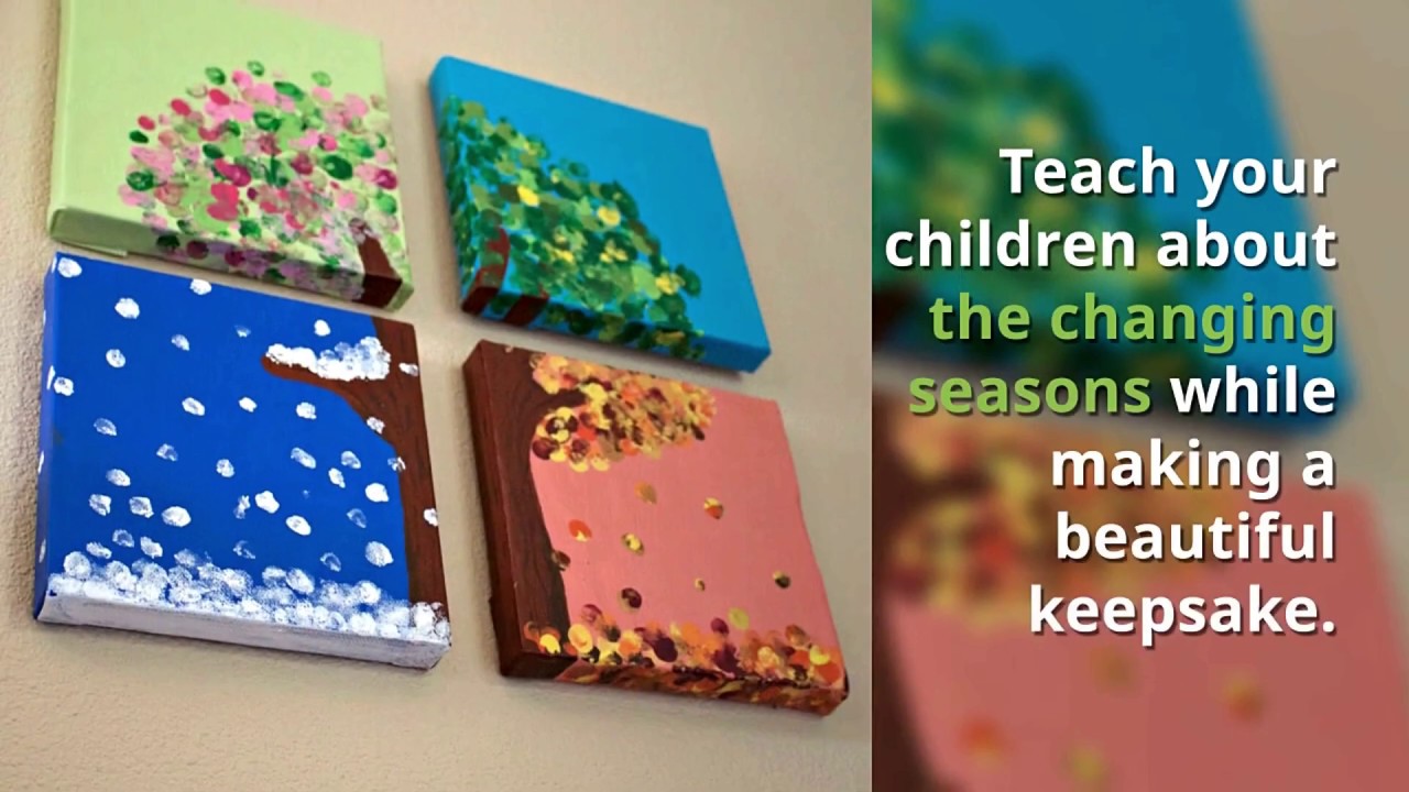 Four Season Handprint Tree - YouTube