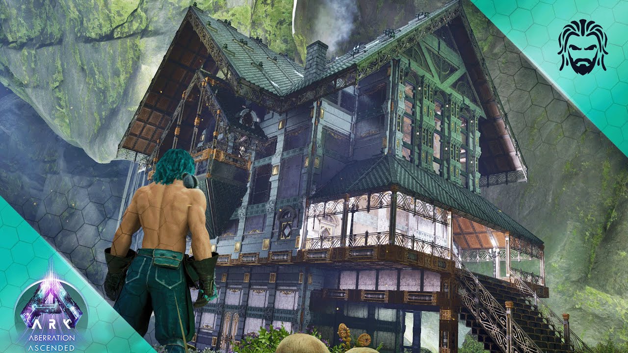 I Built a Steampunk Inspired House! - ARK Aberration [E13] - YouTube