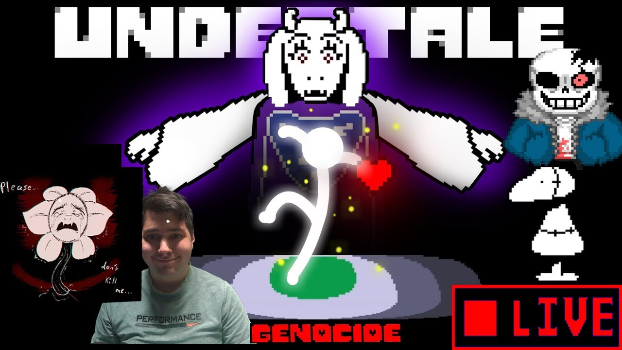 Undertale The Genocide Run (LIVE in Ruins) - YouTube