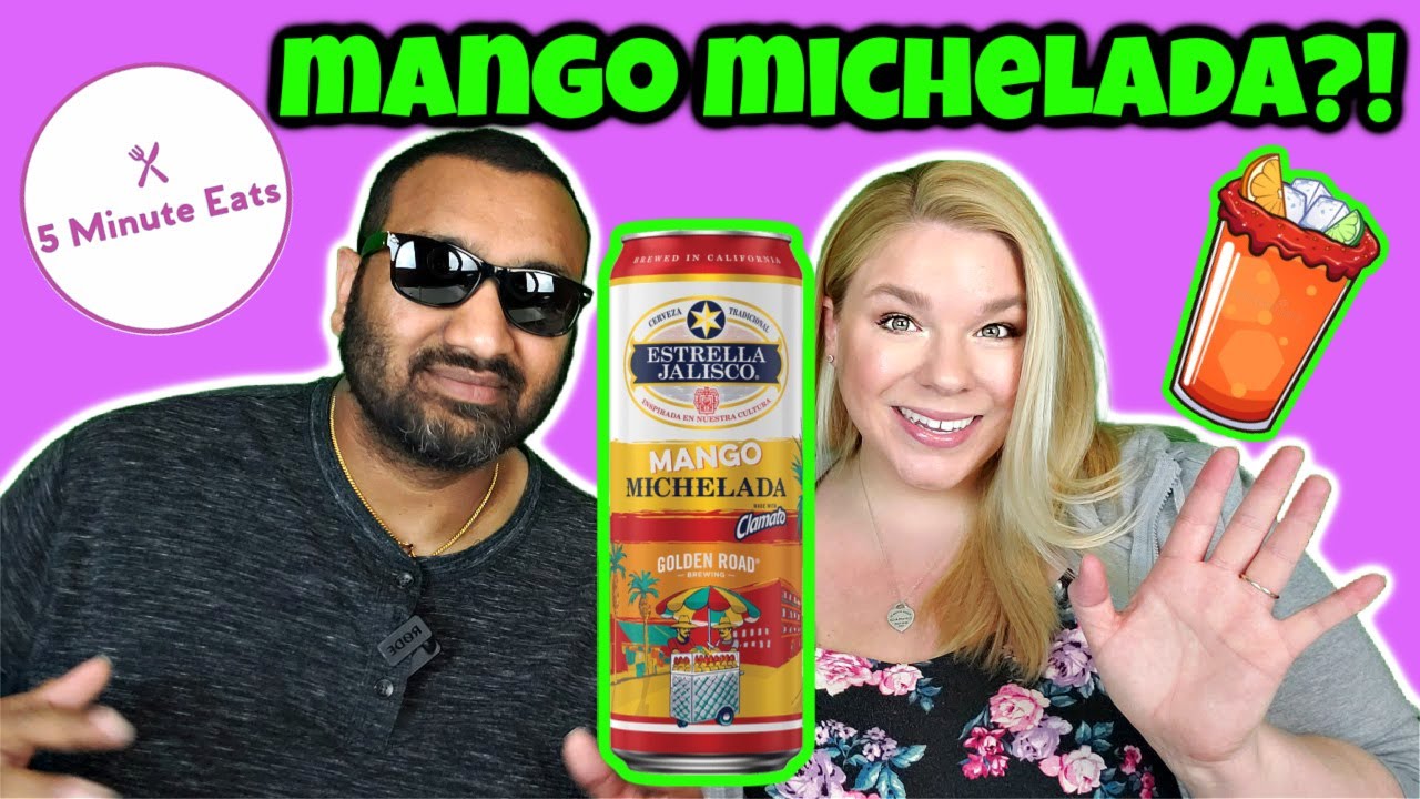 Estrella Jalisco Mango Michelada Beer Review - YouTube