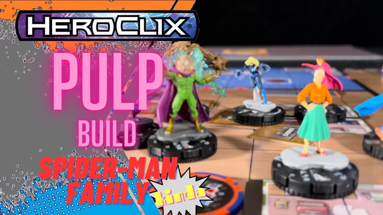 Heroclix | PULP Build “Battlebox” | Spider-Man Family…kinda - YouTube