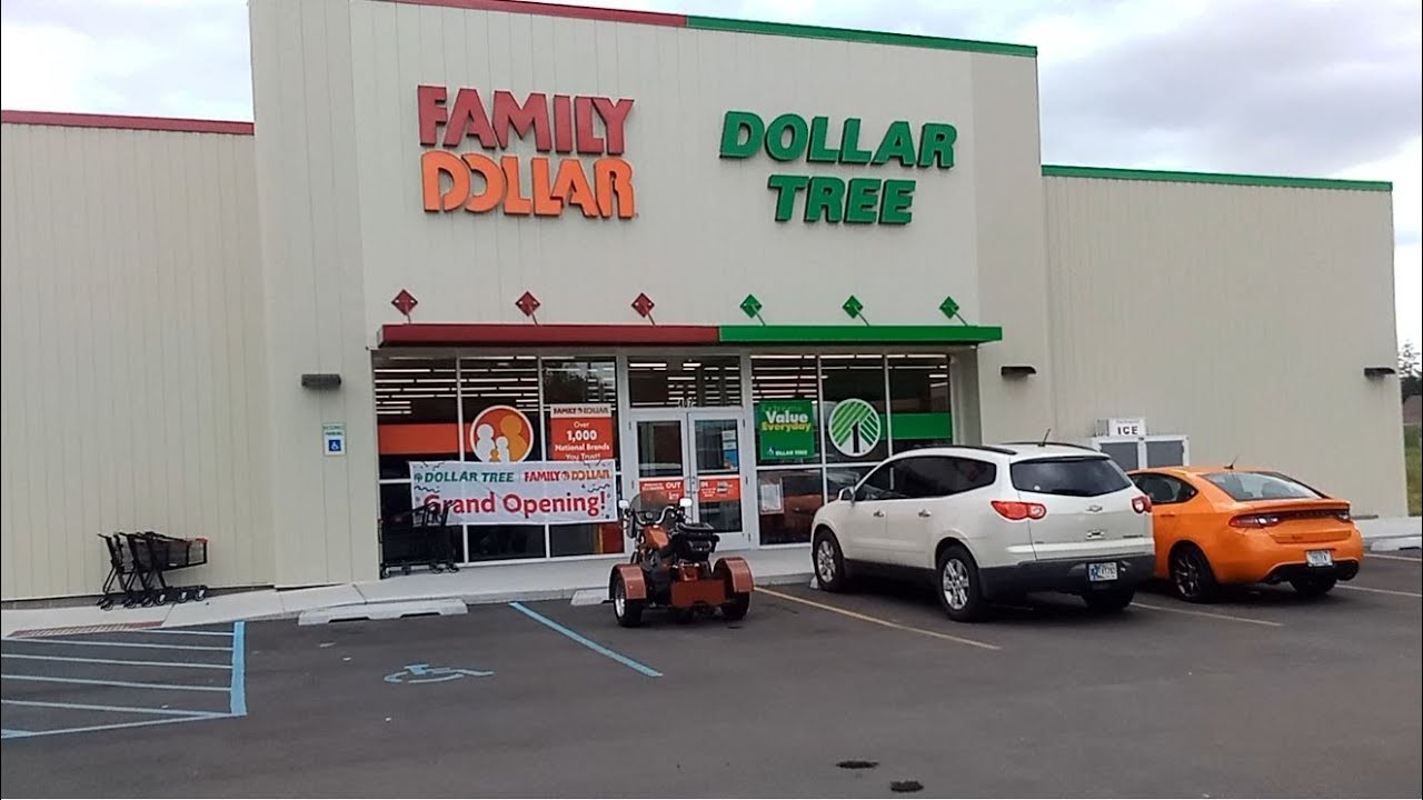 Dollar Tree & Family Dollar in same building - YouTube