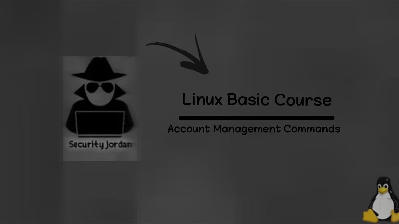 Linux Basic Course - Account Management Commands - YouTube