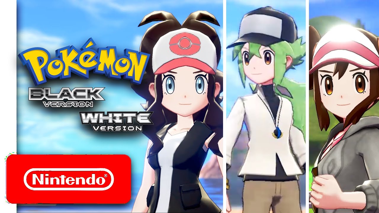 All Black & White Pokemon Characters on Nintendo Switch - YouTube