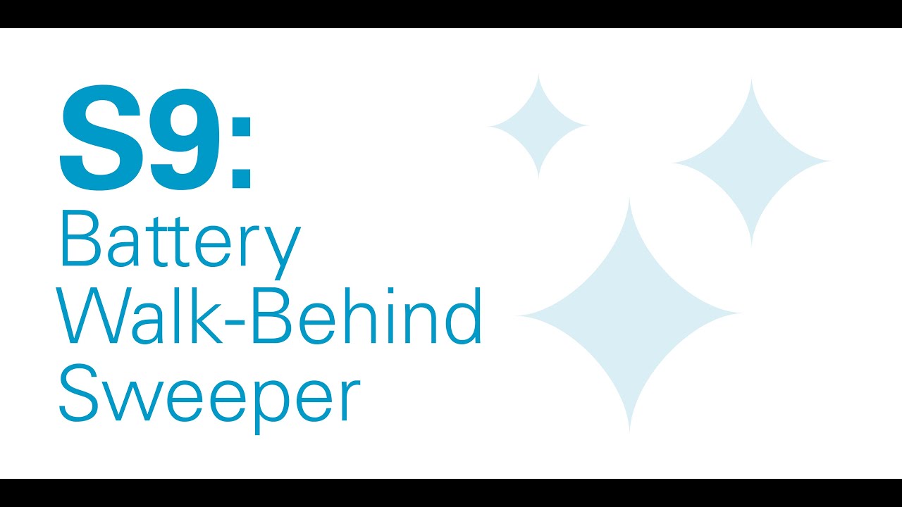 S9 Walk-Behind Sweeper (Discontinued) | Product Overview | Tennant ...