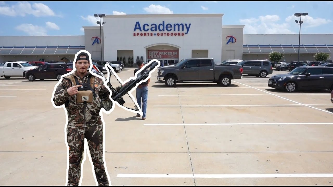 BOWHUNTING WITH ACADEMY'S CHEAPEST CROSSBOW!! DEER DOWN! - YouTube