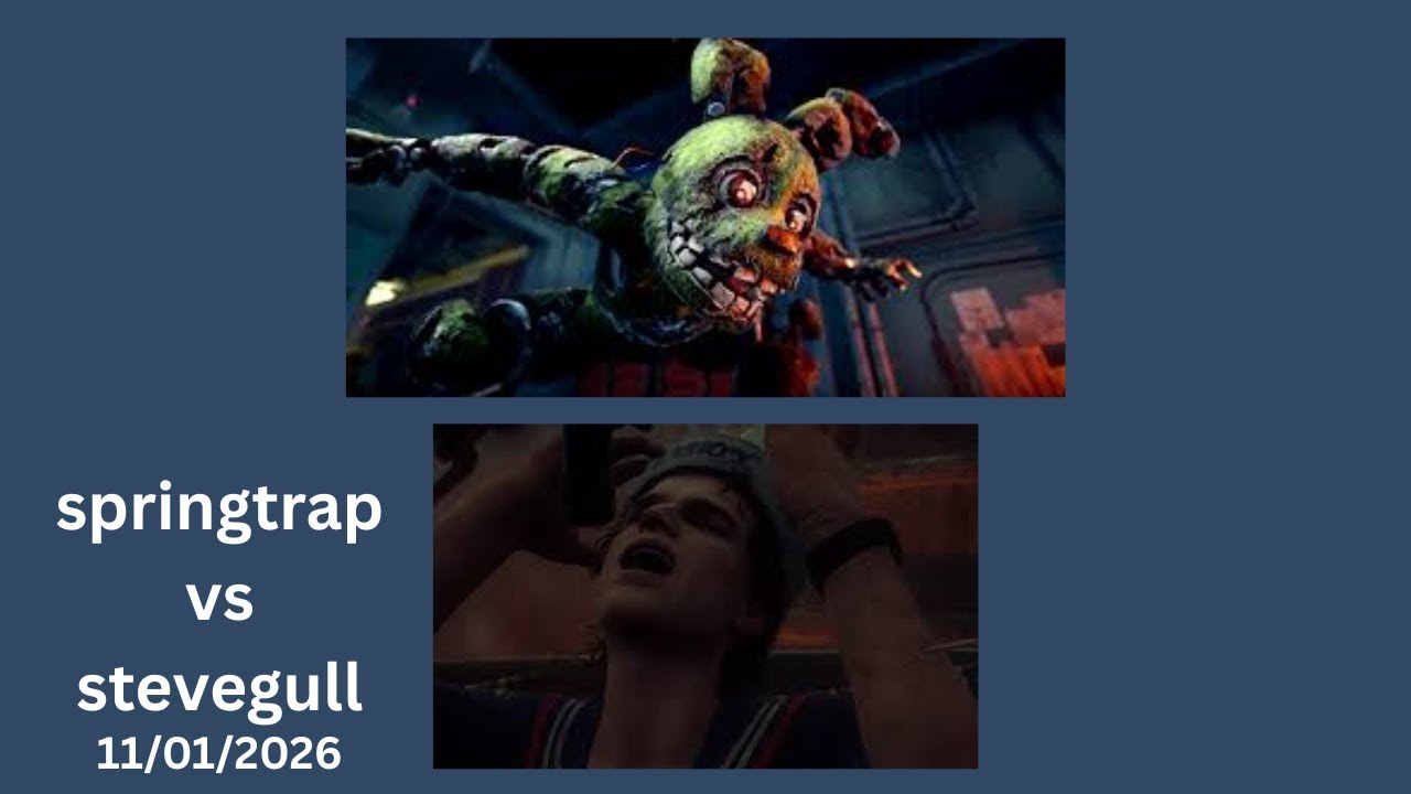 Springtrap vs Stevegull | Dead by Daylight - YouTube
