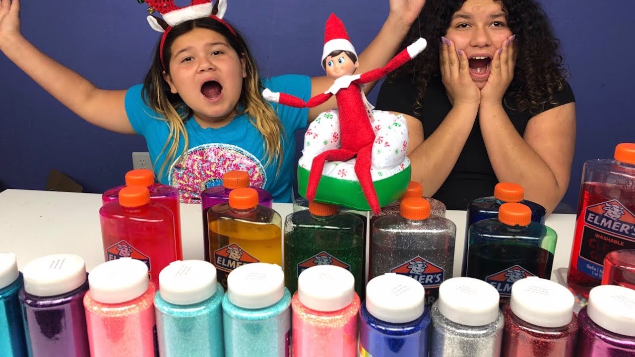 Elf on the Shelf! Picks Our Slime Ingredients! - YouTube