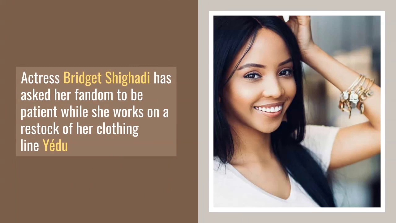 Bridget Shighadi: Yédu clothing line coming back and stronger - YouTube