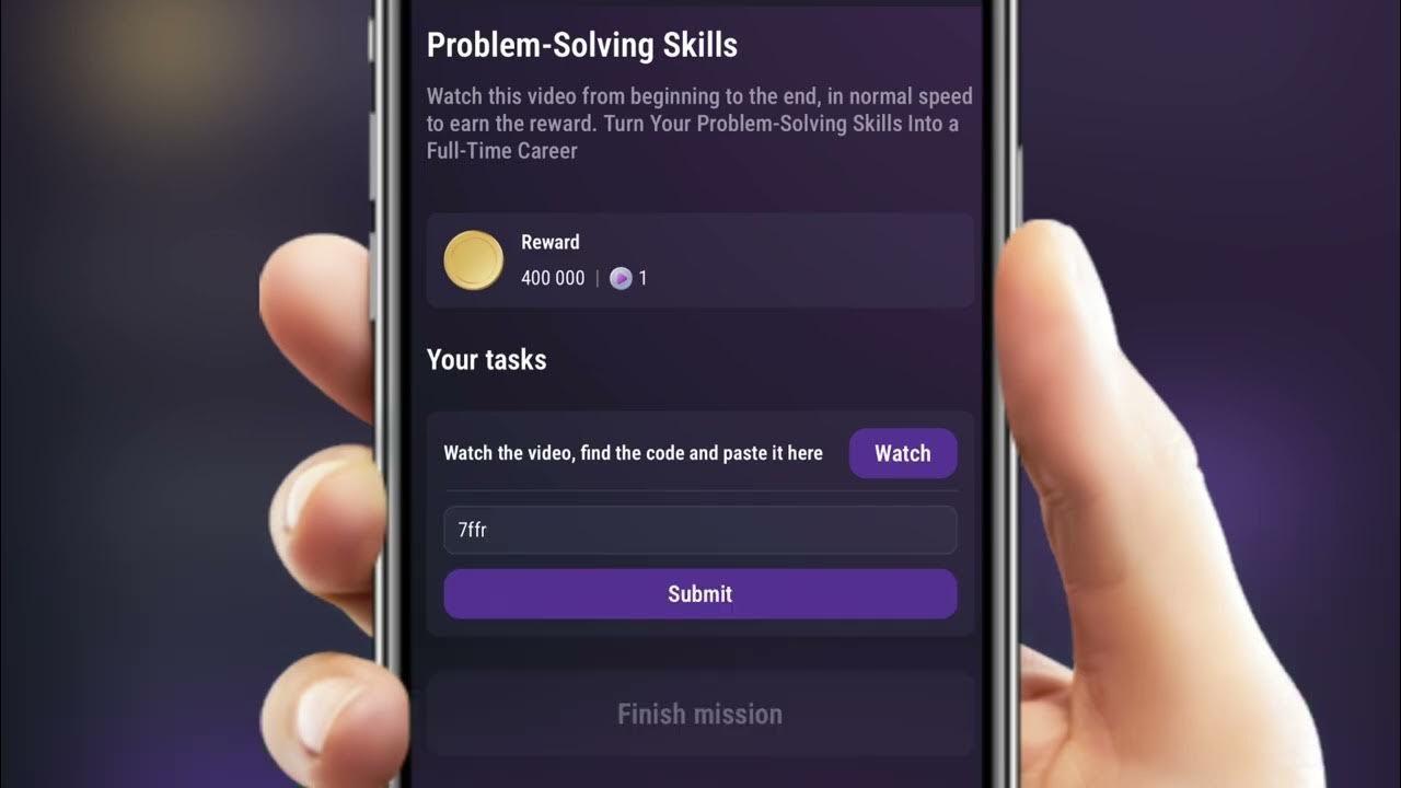 Problem-Solving Skills | Tapswap code || tapswap code Problem-Solving Skills #tapswapcode # ...