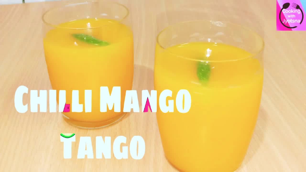 Chilli Mango Tango Juice Recipe | Mango Lemonade Juice Recipe ...