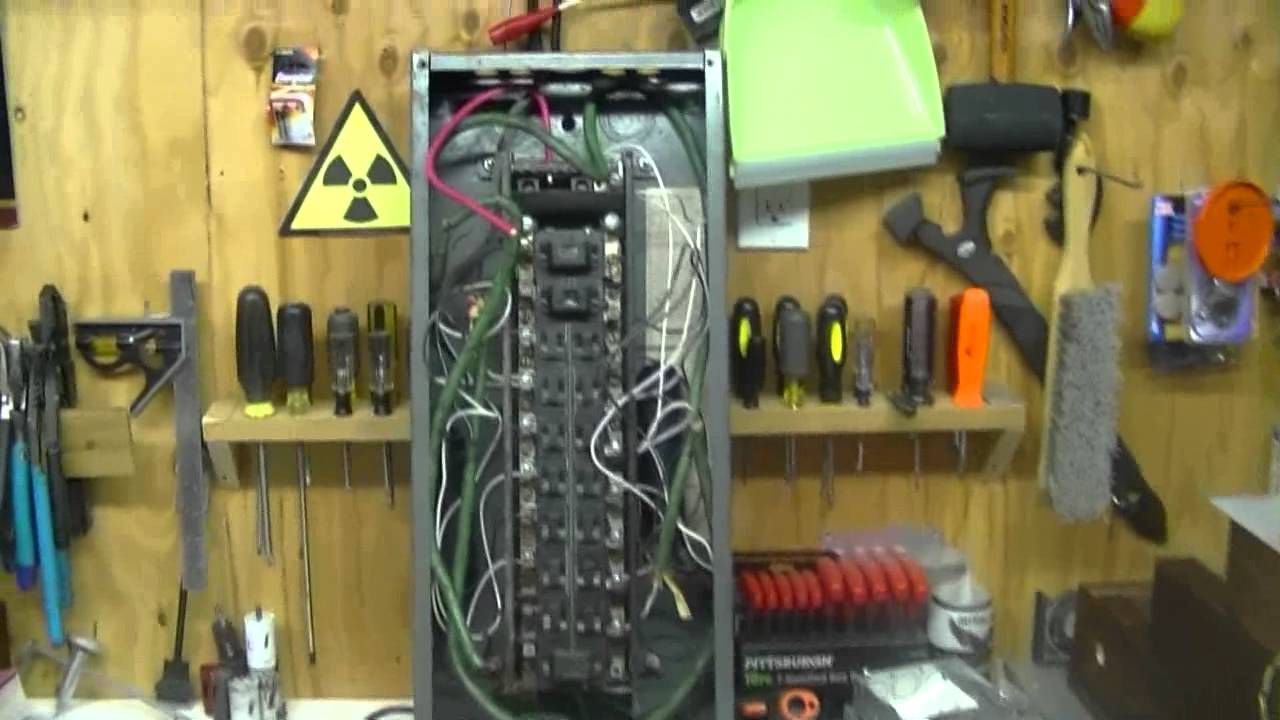 Exploding Electrical panel halloween prop 2012 - YouTube