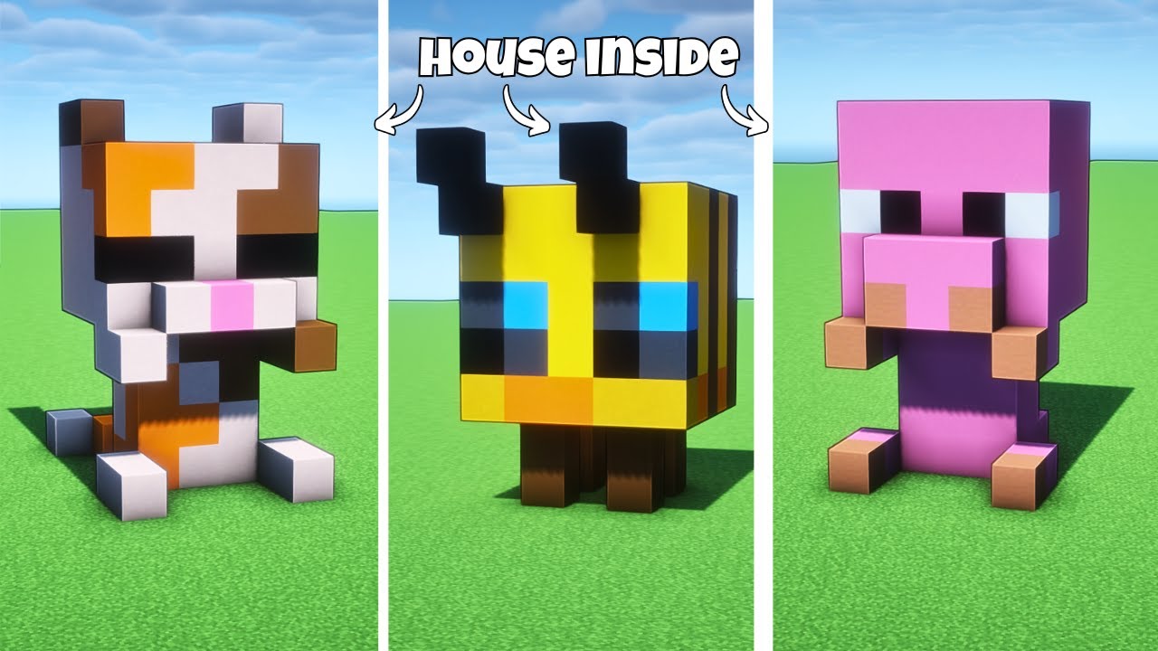 Minecraft Plushies Tutorial [Part 2] – More Plushies to Decorate! - YouTube