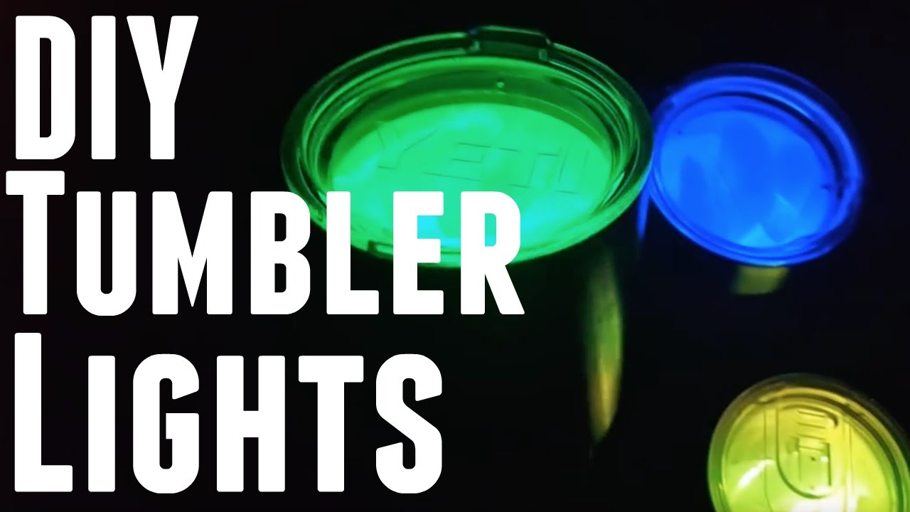 DIY - HOW TO ILLUMINATE (LED LIGHT UP) STAINLESS STEEL YETI OZARK TRAIL ...