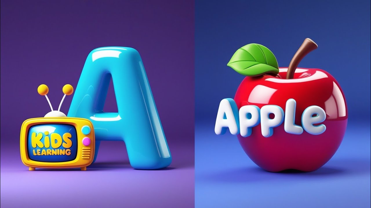 "How to Spell APPLE 🍎 | A for Apple Spelling Song for Kids" #spelling # ...