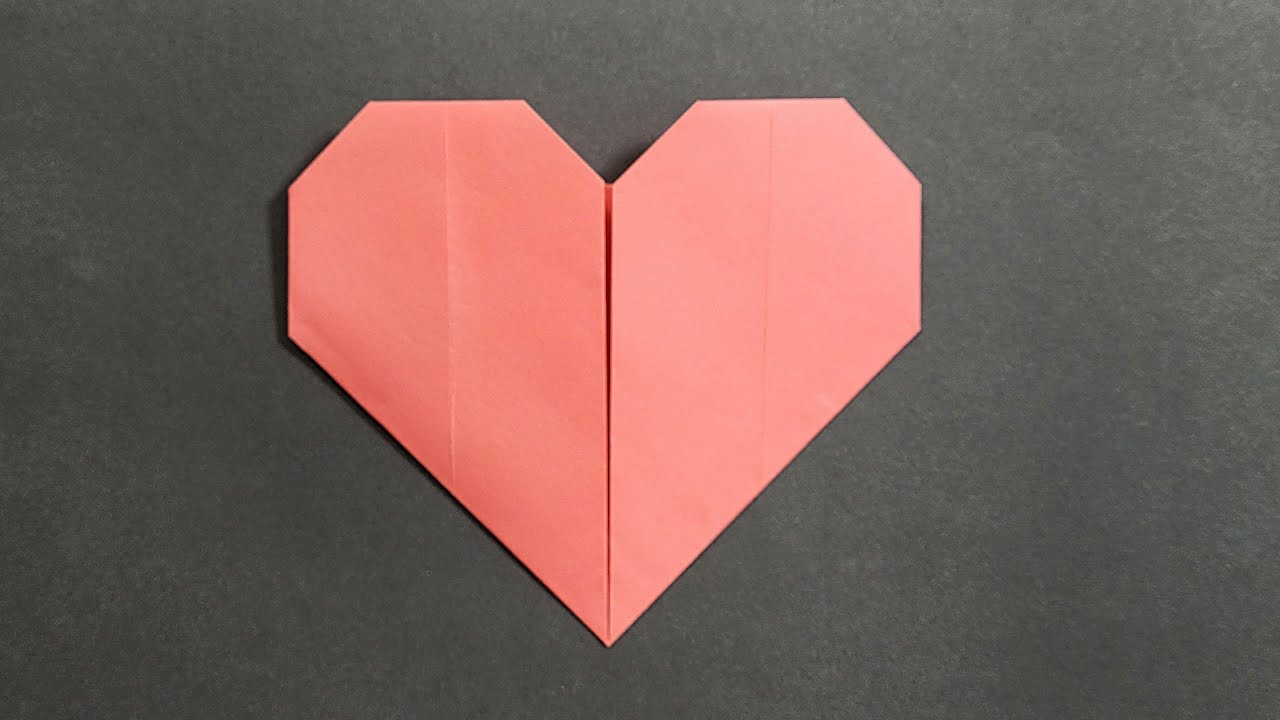 Paper Heart Shape || Origami Heart Shape || Easy Heart Shape - YouTube