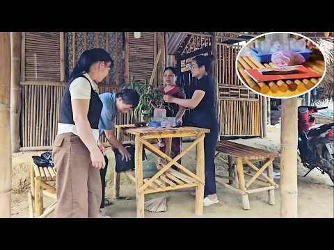 Hong's father brought money and land deeds to Hong, which angered Hong's mother.