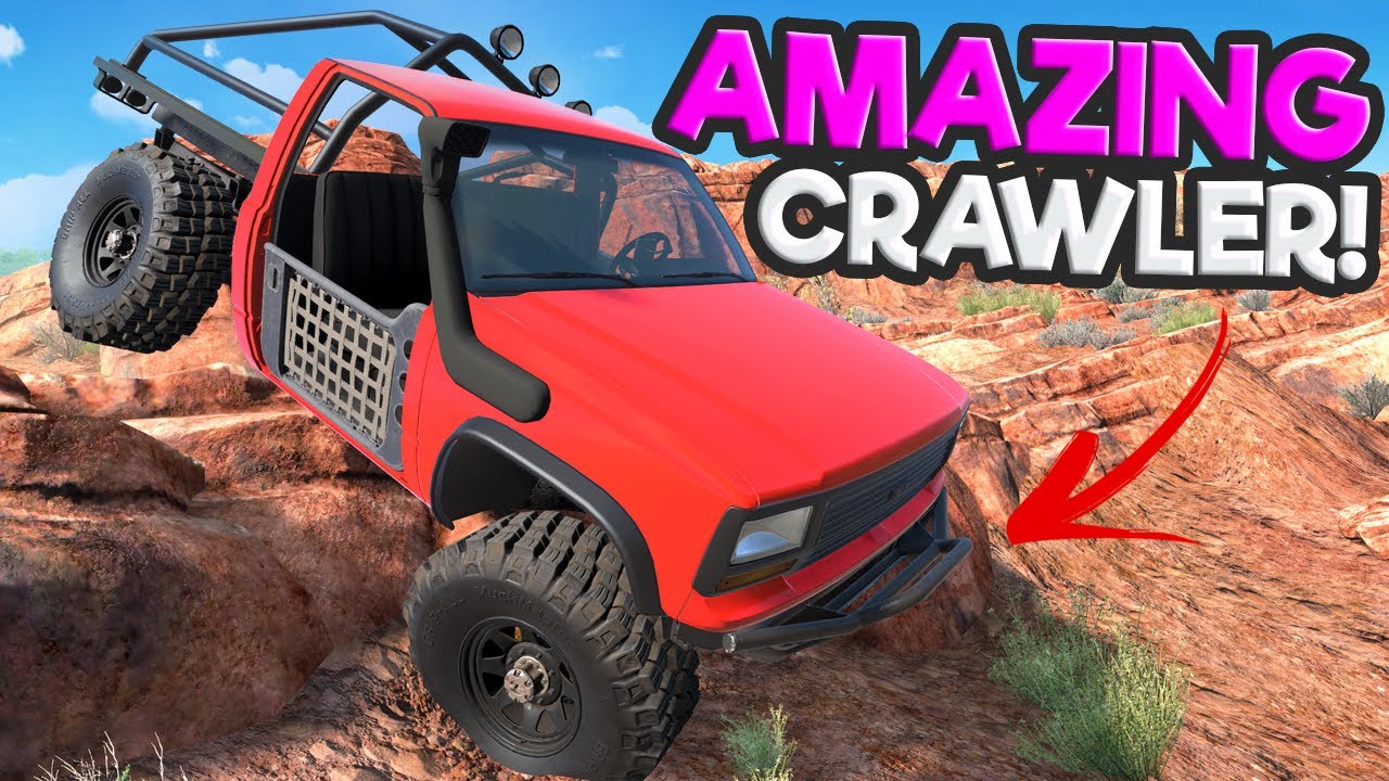 This WEIRD Rock Crawler is Actually Really Good in BeamNG Drive Mods ...