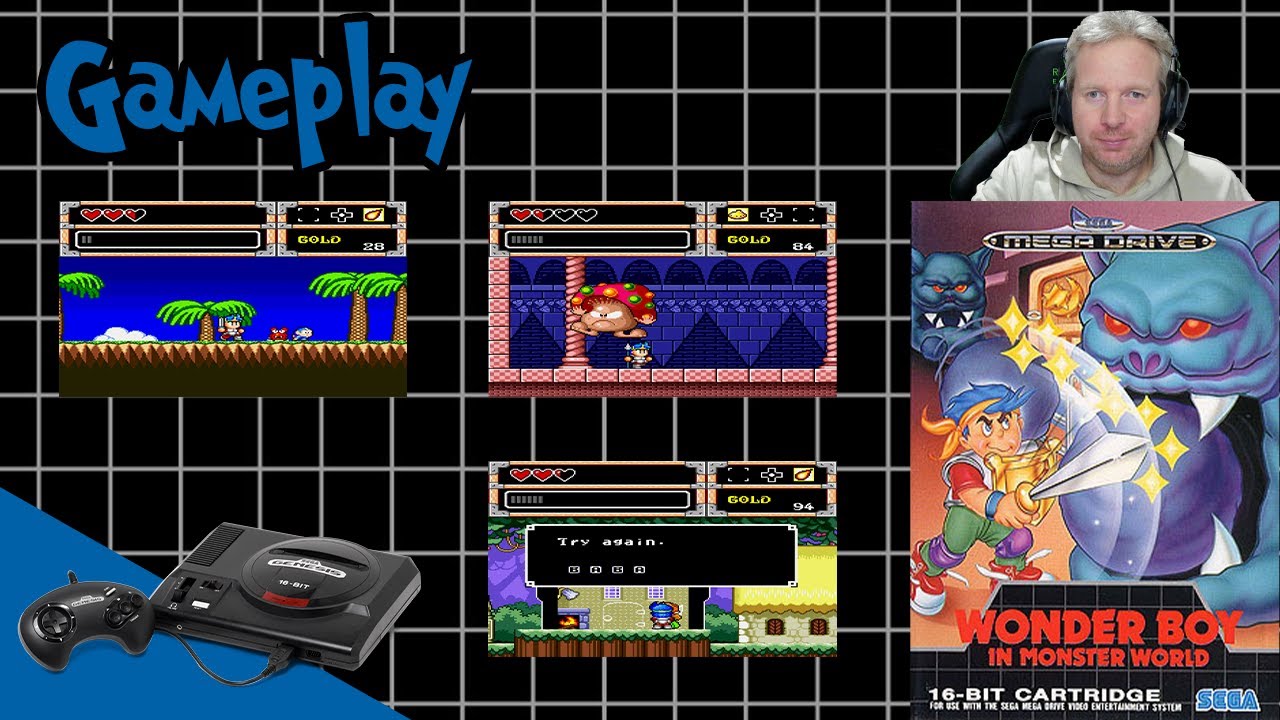 Wonder Boy In Monster World - Sega Genesis Gameplay With Xenogear99 [4K ...