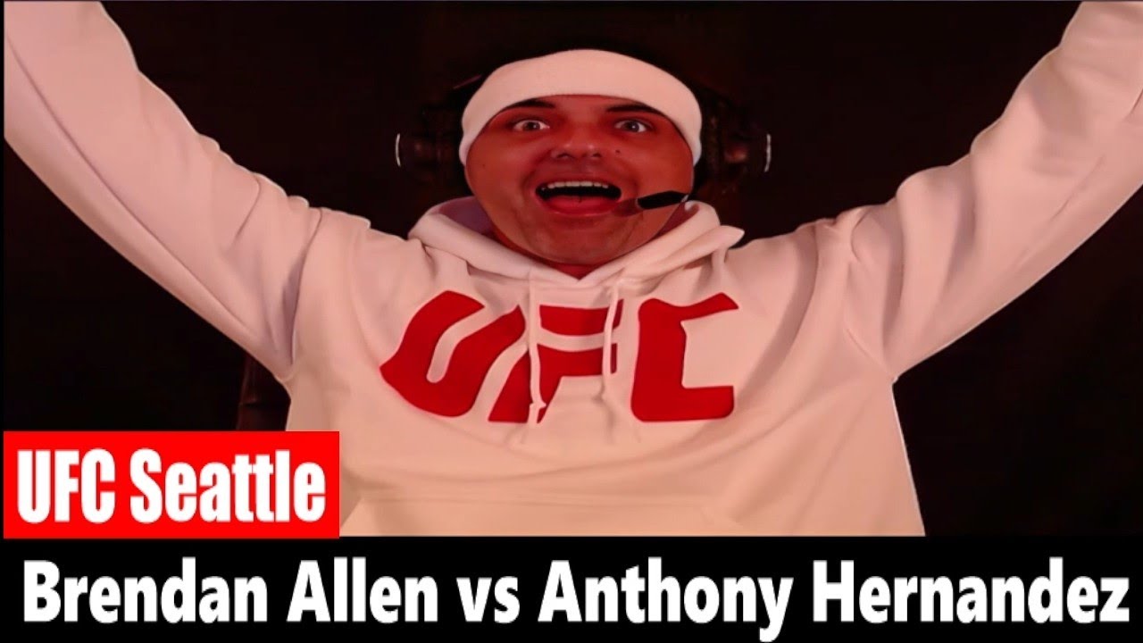 UFC Seattle: Brendan Allen vs Anthony Hernandez REACTION - YouTube