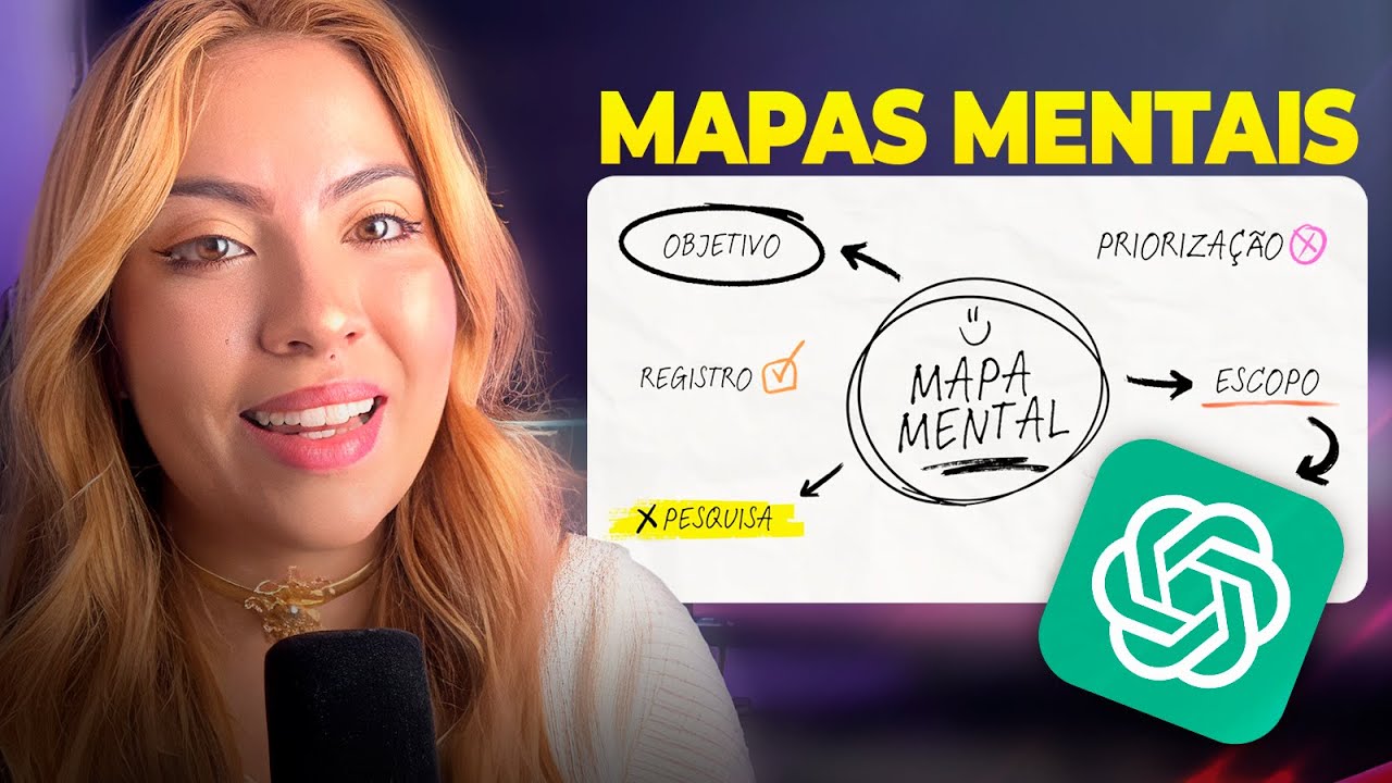 CRIE MAPAS MENTAIS em SEGUNDOS com o CHAT GPT! - YouTube