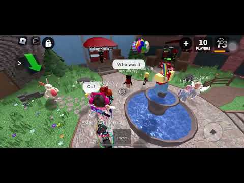 Belle plays mm2 in Roblox - YouTube