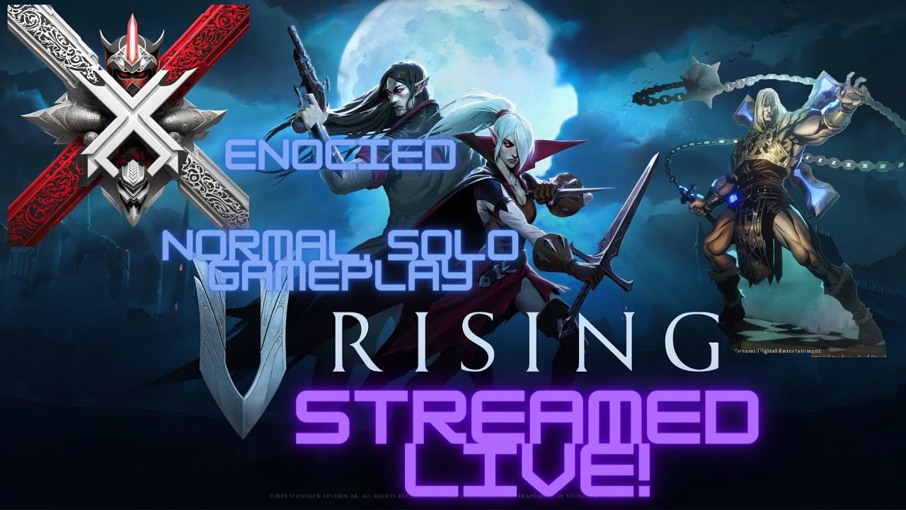 V rising 1.0 Release, Dracula! Fight Solo Normal Difficulty Live! Part ...