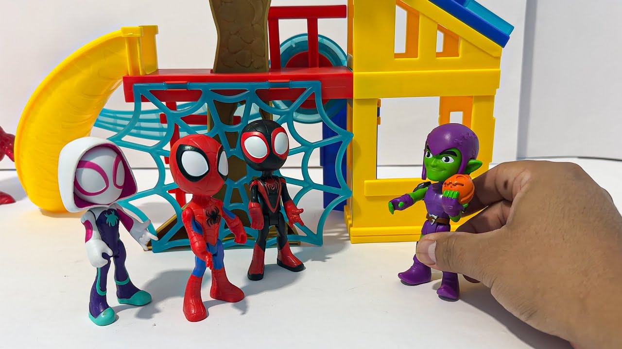 Spidey and his amazing friends Playing in his treehouse - Marvel Spider ...