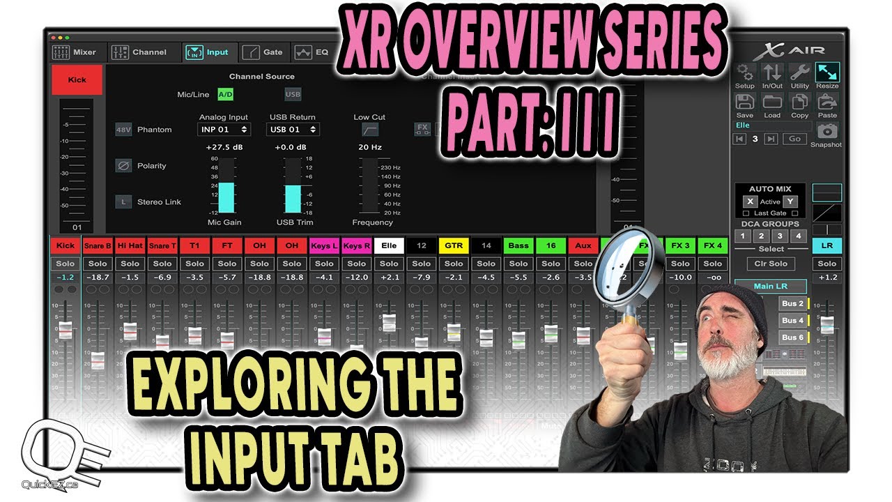 XR OVERVIEW SERIES: PART 3 - THE INPUT TAB - YouTube