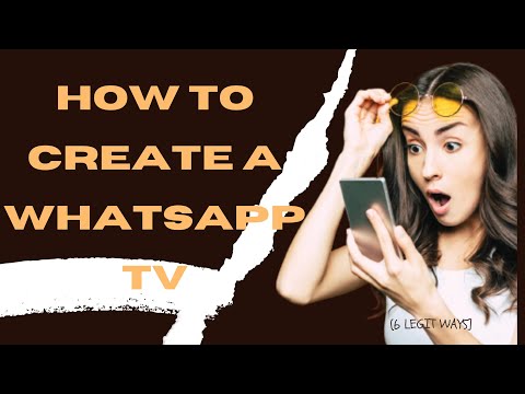 How to create a whatsapp TV #whatsapp #whatsapp_status