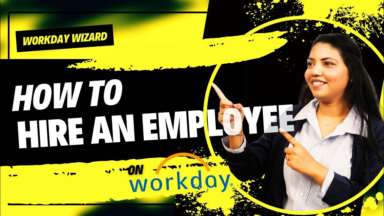 How to Hire Employee In Workday/How to create Worker Profile - YouTube