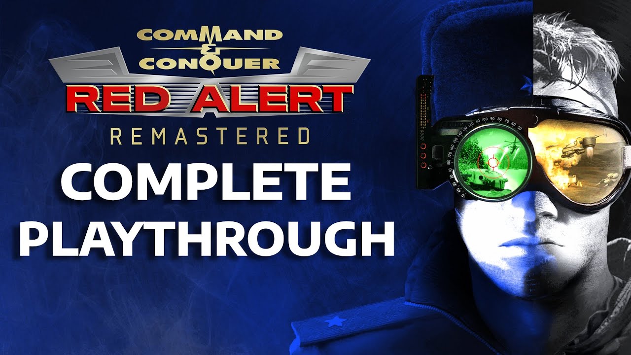 C&C Red Alert 1 Remastered | Complete Allied Playthrough | (HARD) - YouTube