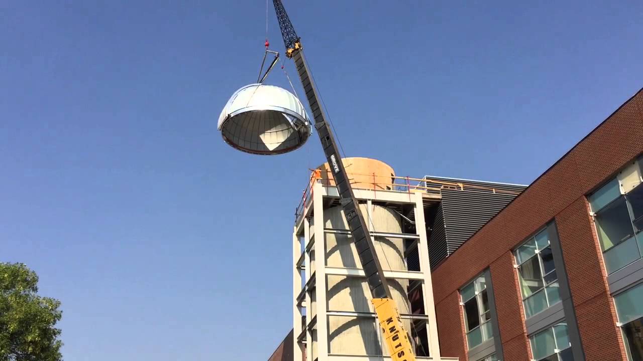 Ash-Dome lift at Central Washington University - YouTube