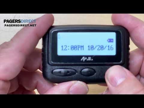 How to program the Apollo Gold+AP700 Pager - YouTube
