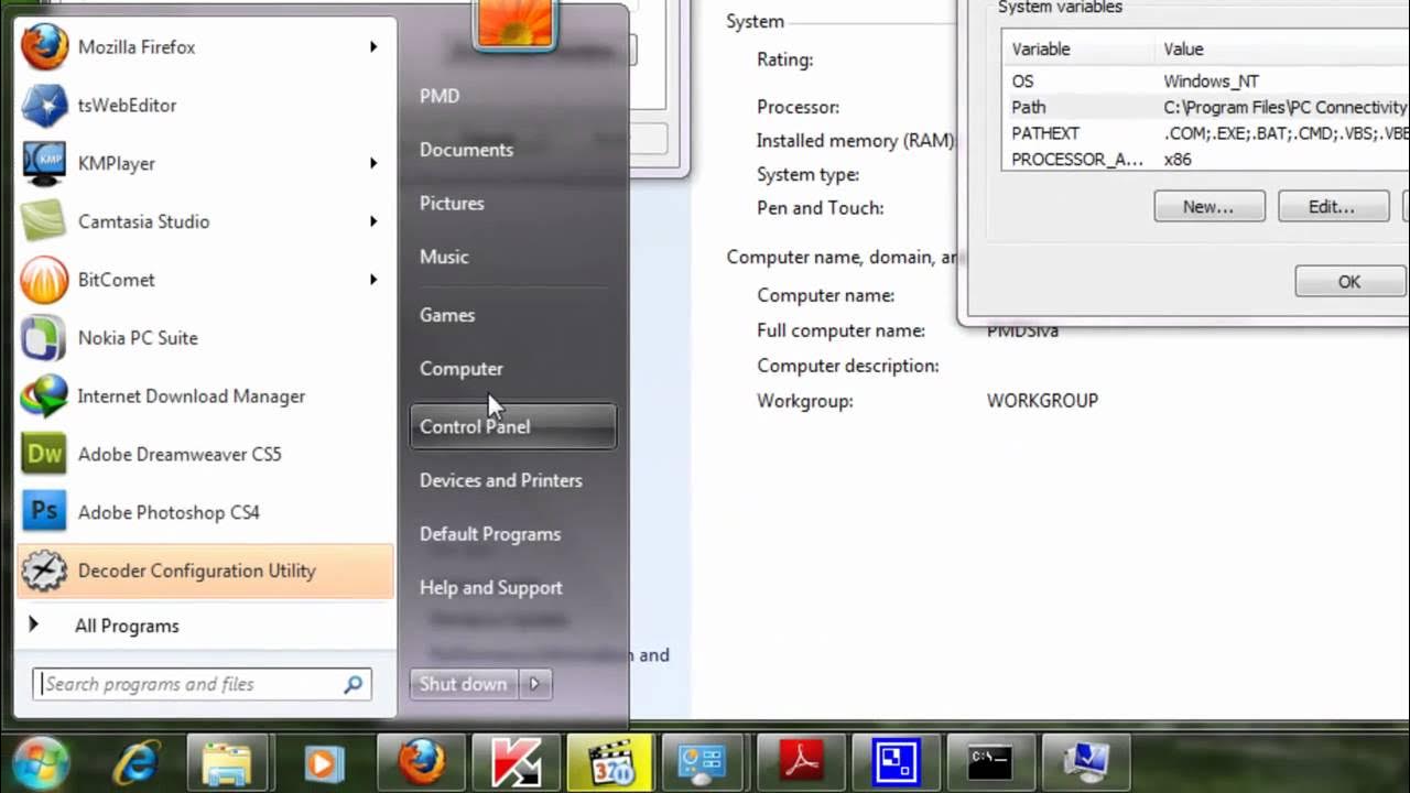 Java path setting - YouTube