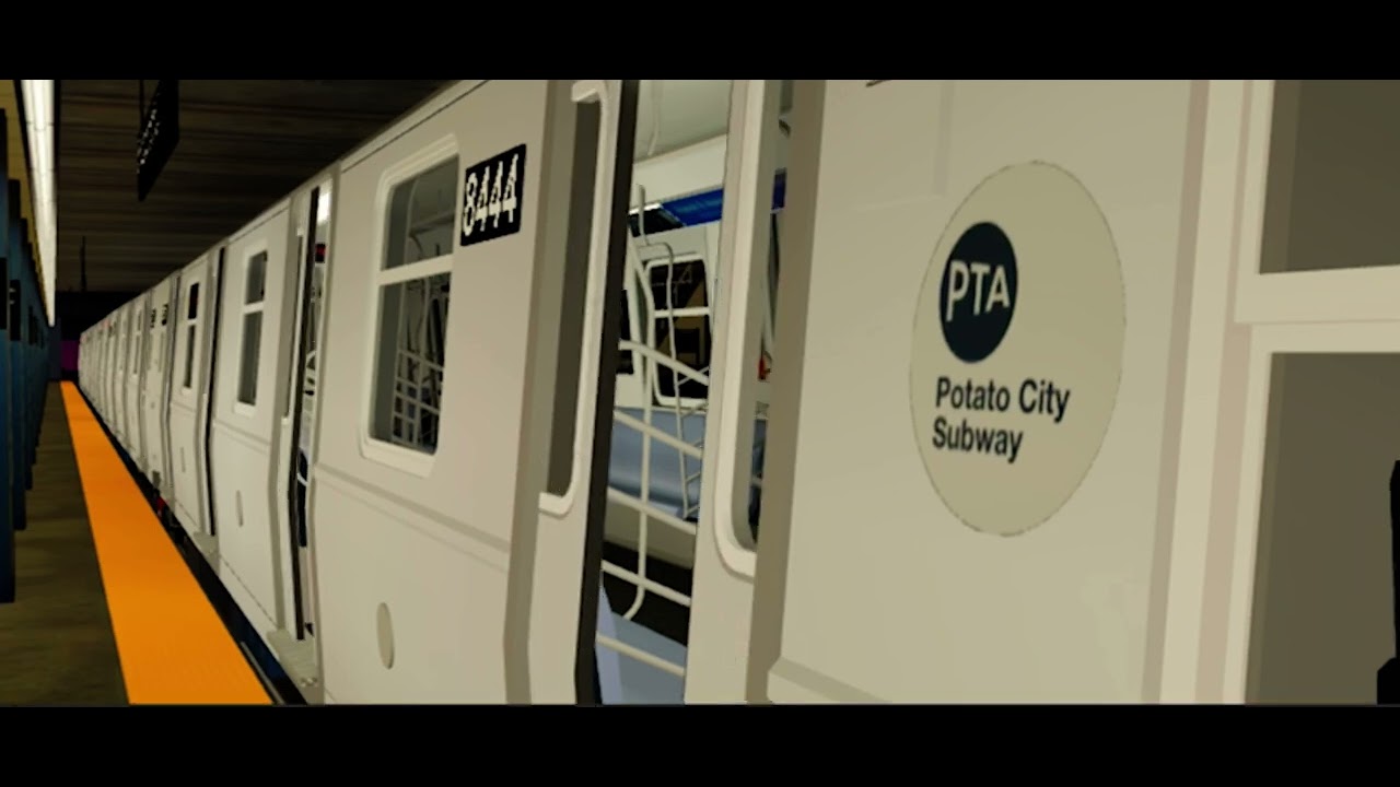PTA Subway : R160 (Z) train at Expo Center - YouTube