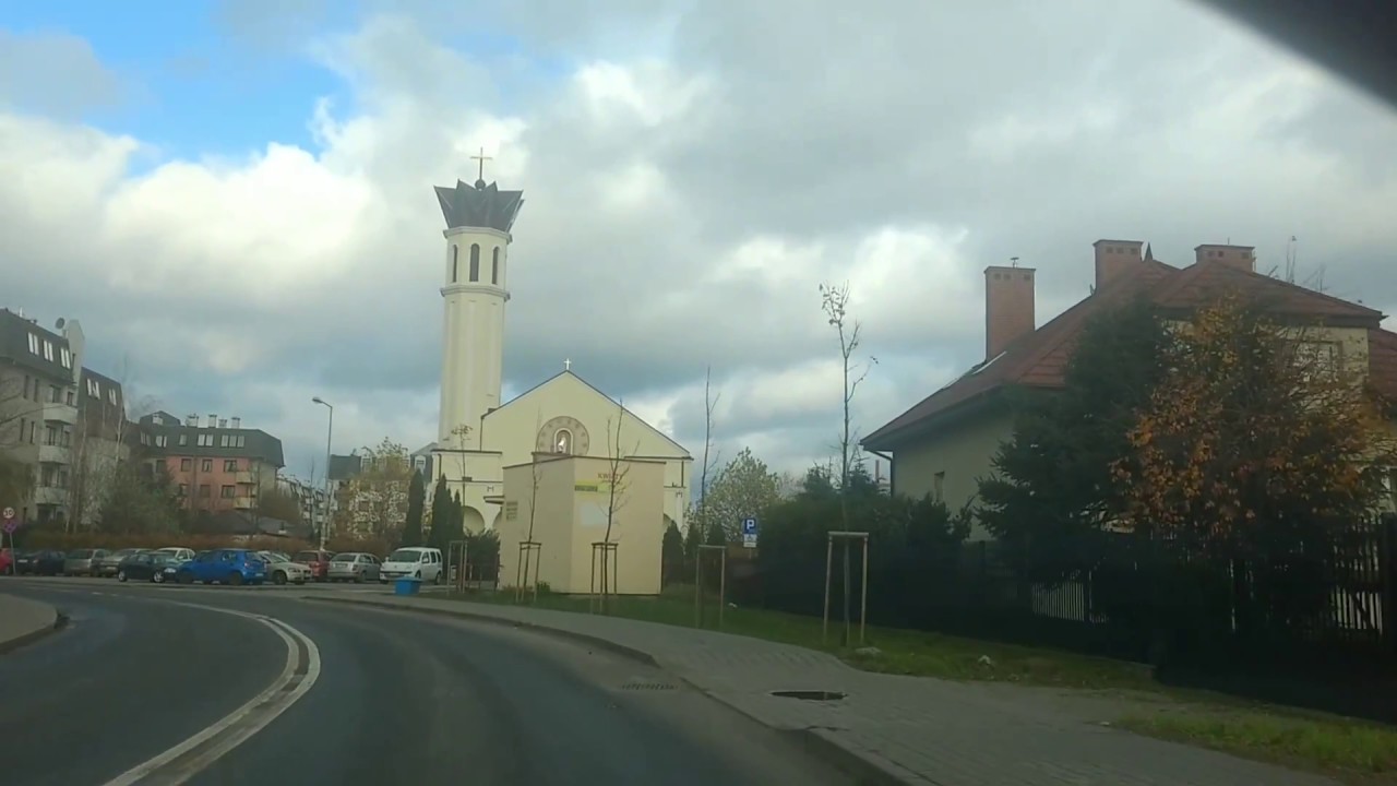 Driving in Poland - Warsaw suburbs - leaving behind Piaseczno - YouTube