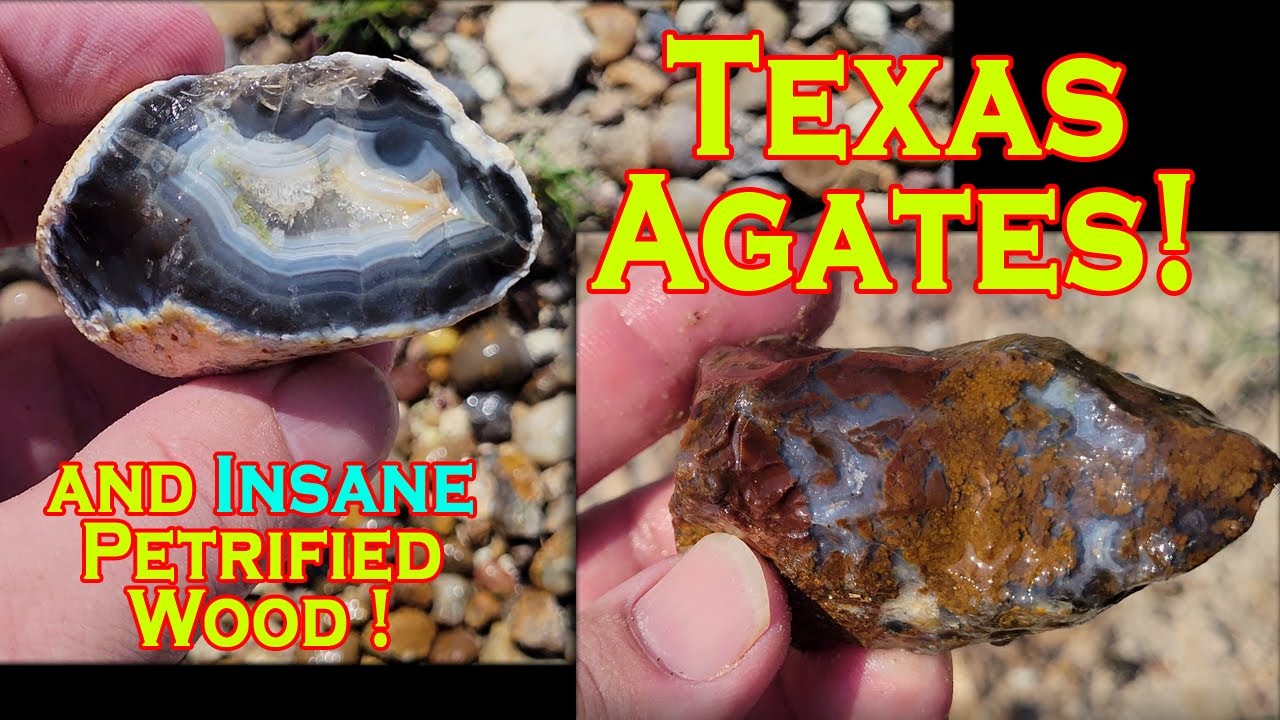 Texas Banded Agates and Petrified Wood - Mother's Day Weekend - PART 1 ...