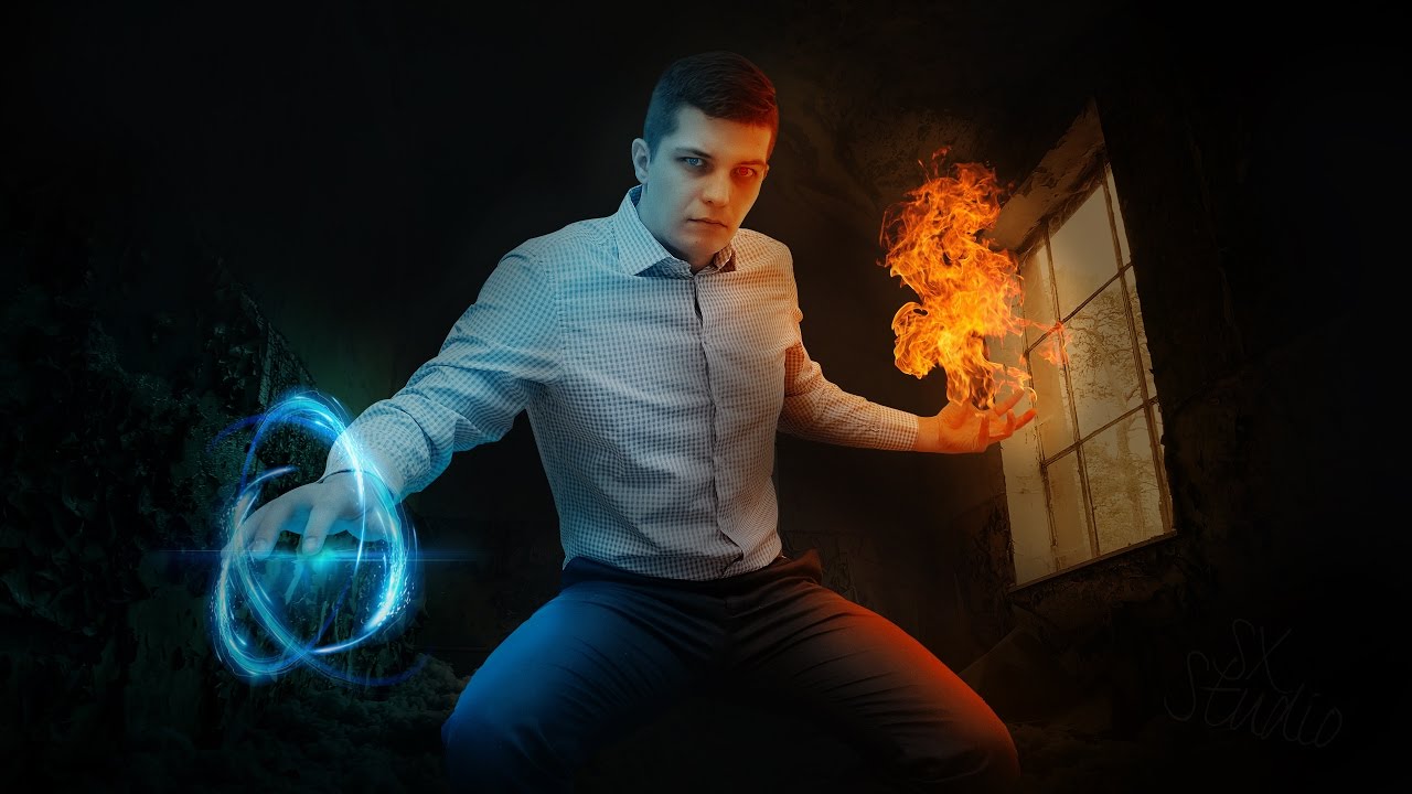 Photoshop manipulation Tutorial / The power of fire 🔥 - YouTube