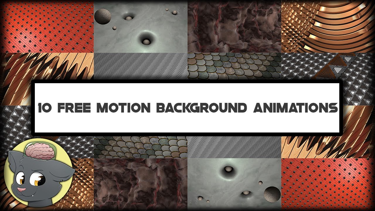10 FREE MOTION BACKGROUND ANIMATION LOOPS - YouTube
