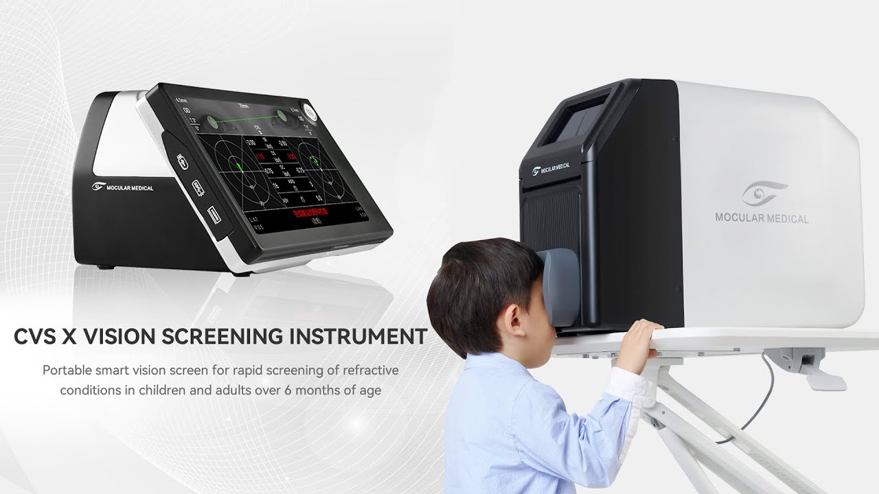 Smart IBOX for vision screener/ 2 in 1 portable & stand auto ref - YouTube