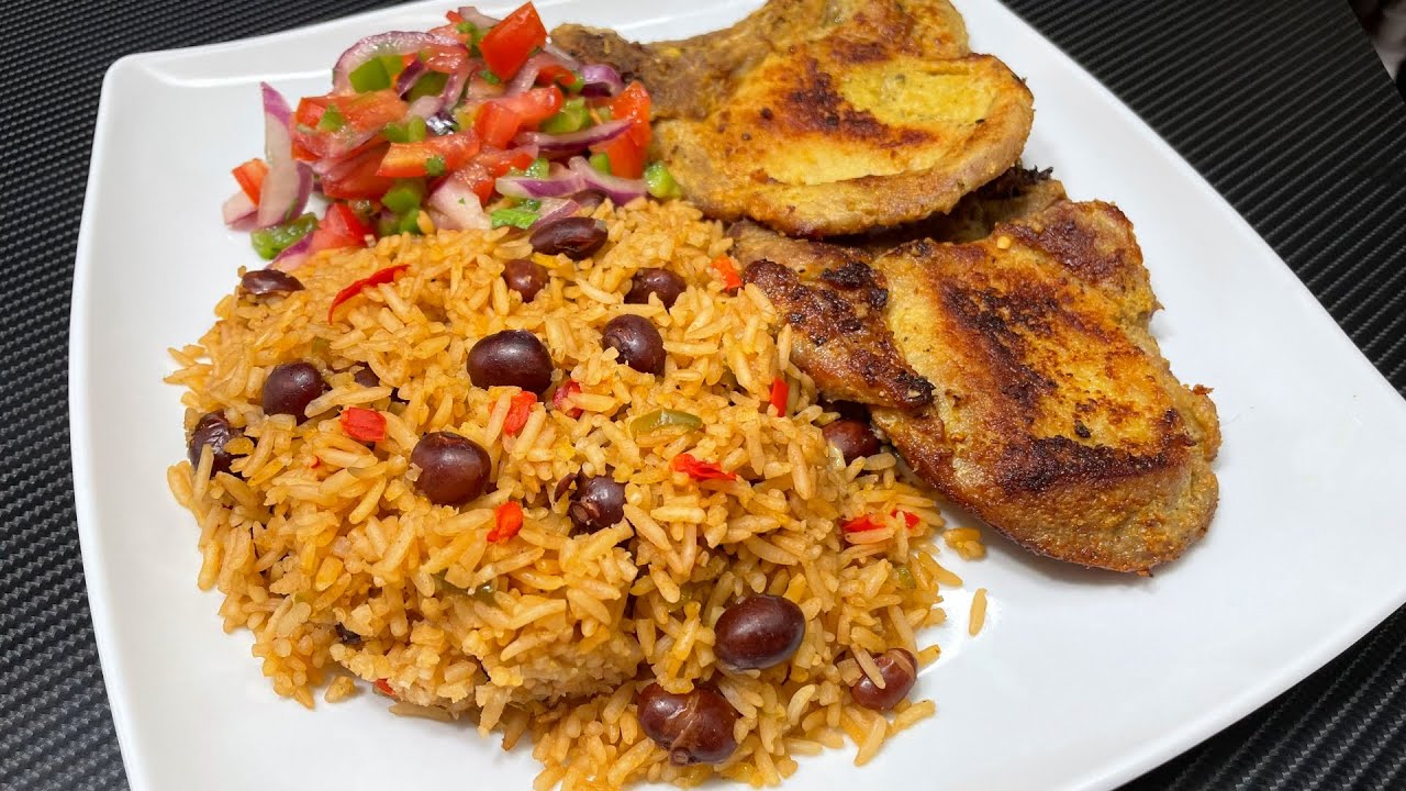 Arroz Moro con Frijoles - YouTube
