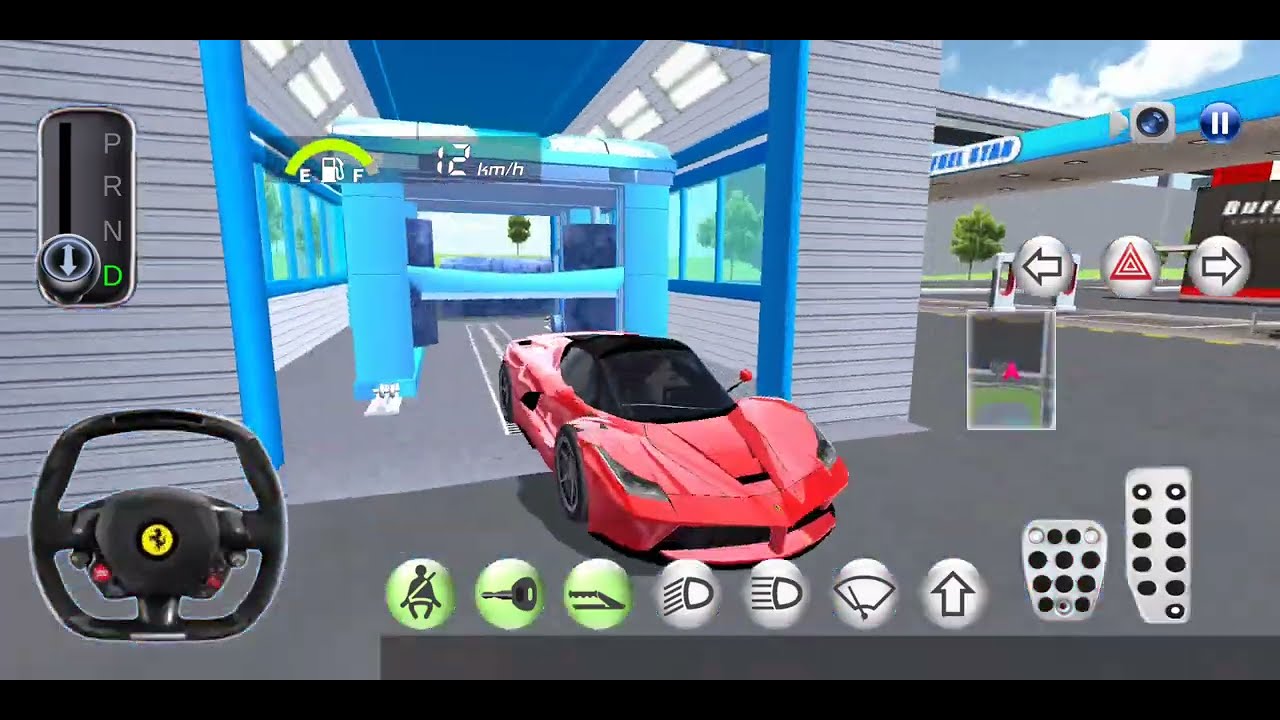 Funny Police Officer Refuel His Super Car Gas Crazy Driving Gameplay ...