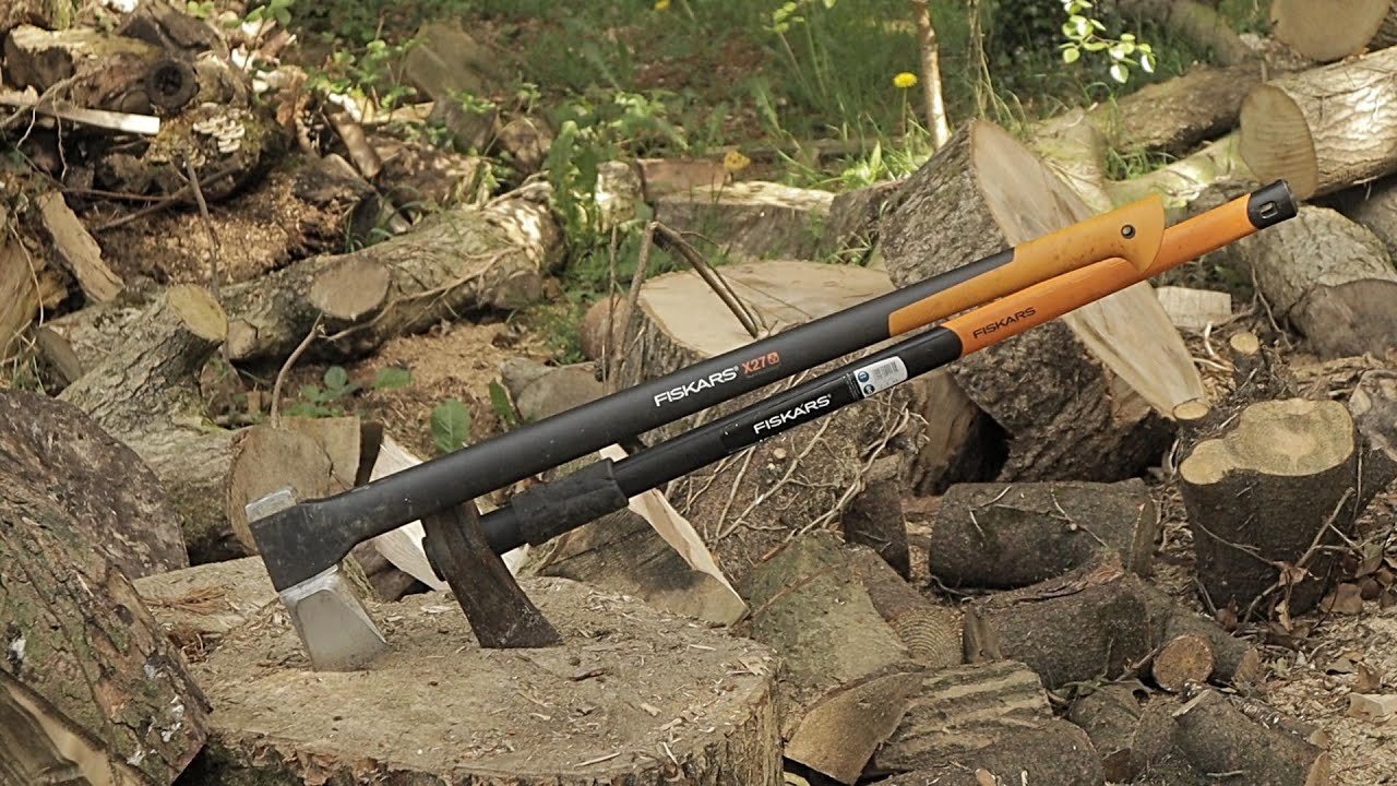 Fiskars X 27 VS Fiskars X 37 - YouTube