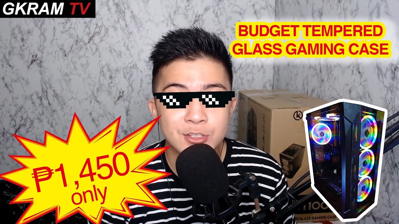 Keytech T1000 Tempered Glass Gaming Case Unbox and Review - GKram TV ...