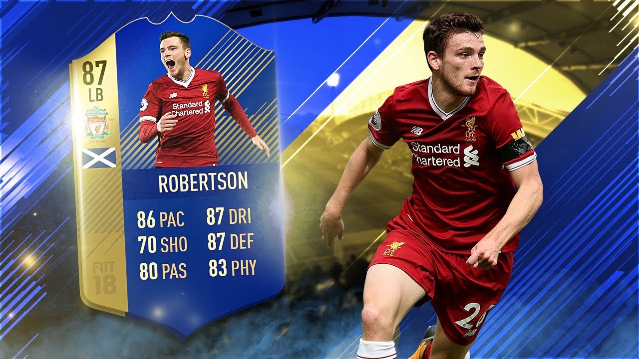 FIFA 18 TOTS Robertson Review - FIFA 18 87 TOTS Andrew Robertson Player ...