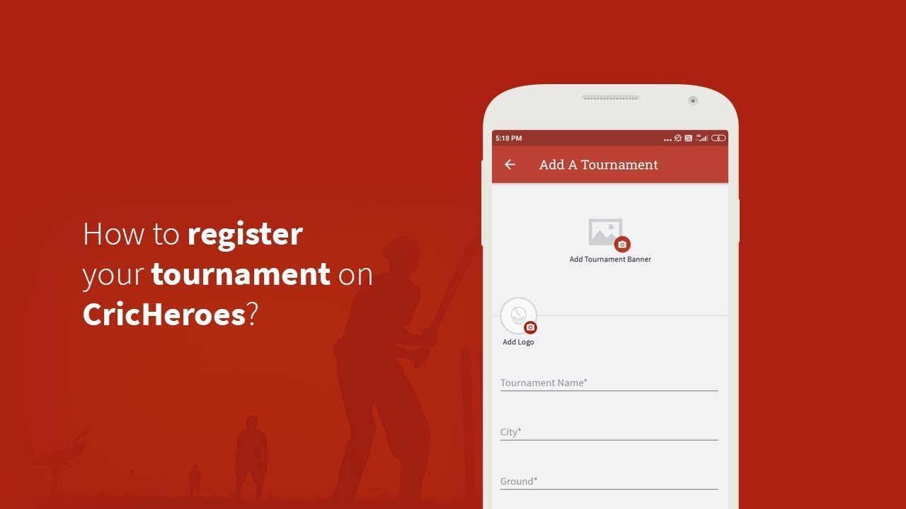 How to register your Cricket tournament on CricHeroes? - YouTube