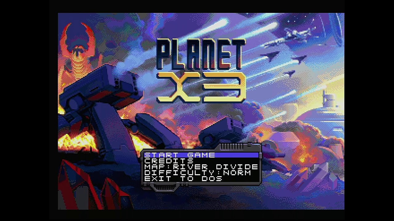 Planet X3 on 80386@25MHz with TNDY Enhanced - YouTube